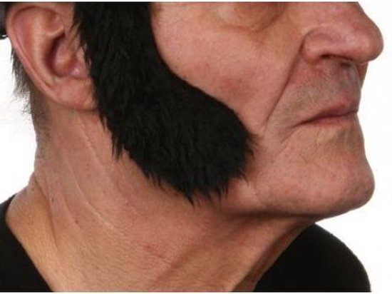 Bakkebaarden Elvis zwart zelfklevend | bol.com