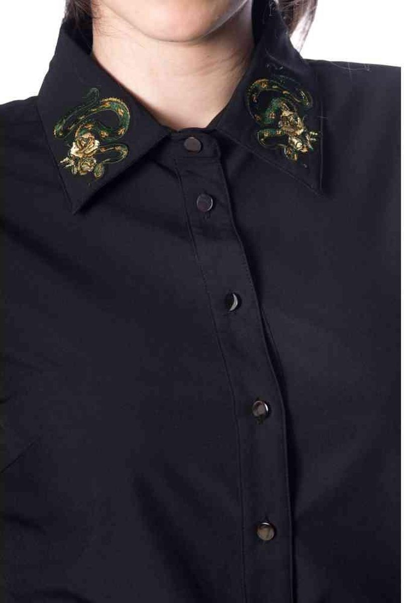 Dancing Days Blouse -L- SERPENT COLLAR Zwart | bol.com