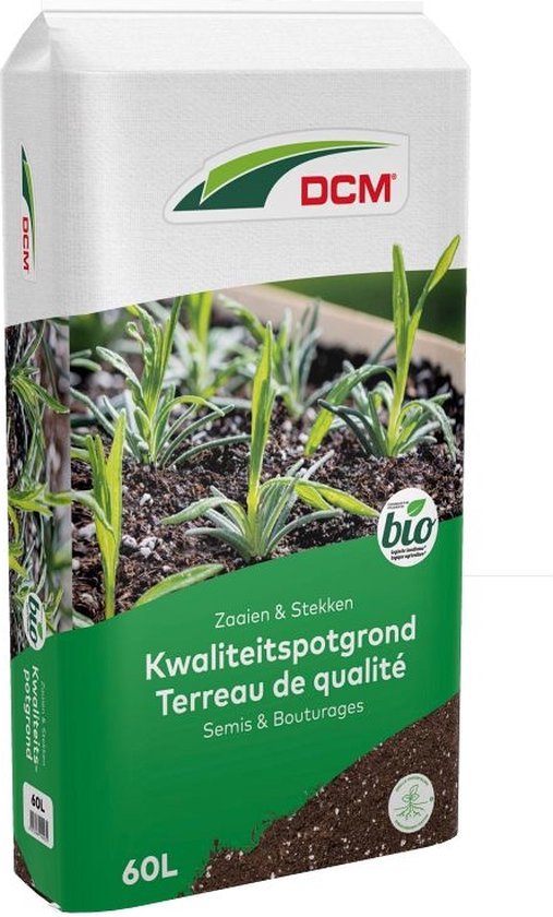 DCM Potgrond Zaaien & Stekken - Potgrond - 60 L | bol.com