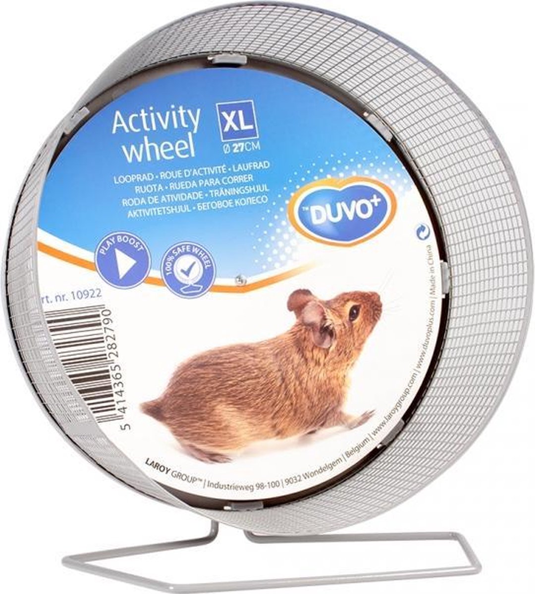 Duvo+ Metalen looprad Grijs Ø27cm | bol.com