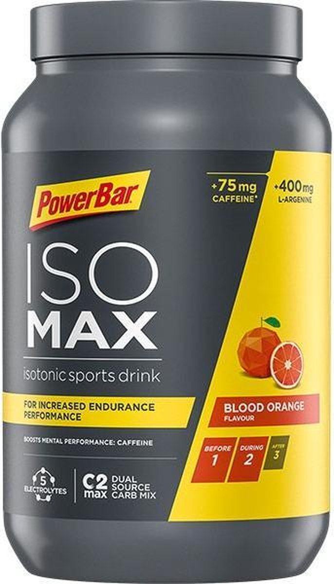 PowerBar Isomax - Blood Orange - 1200 g | bol.com
