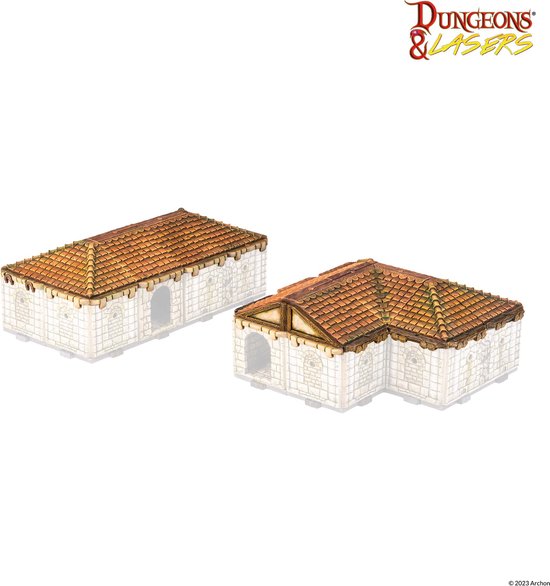 Dungeons and Lasers - ROOF SET - RPG Terrein - Roleplaying Games ...