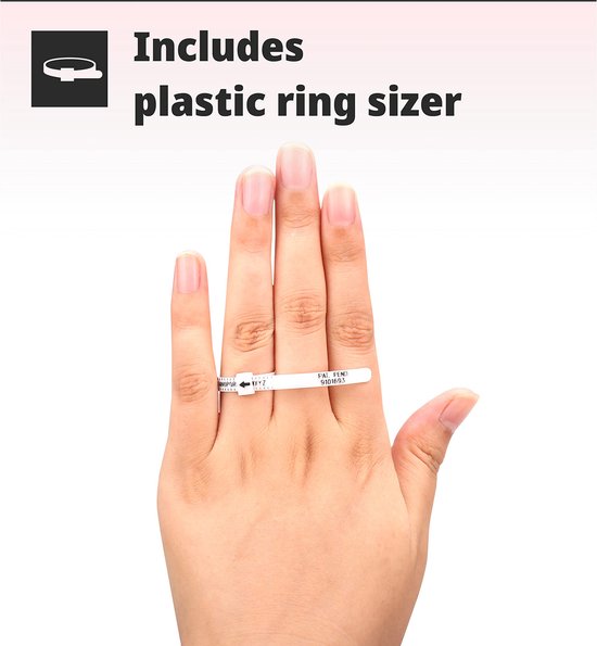 H&S Ring Sizer Gauge Set Metalen Vinger Meten Maat Maat UK A-Z Vrouwen ...