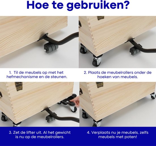 Moeve Meubelroller - Stevig en handig voor zware meubels ...
