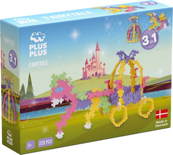 Plus-Plus Mini Pastel - Sprookjes 3-in-1 - 220 stuks | bol