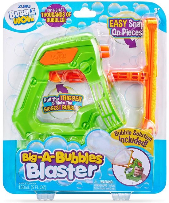 Zuru Bubble Wow Big A Bubbles Blaster Assorti | bol