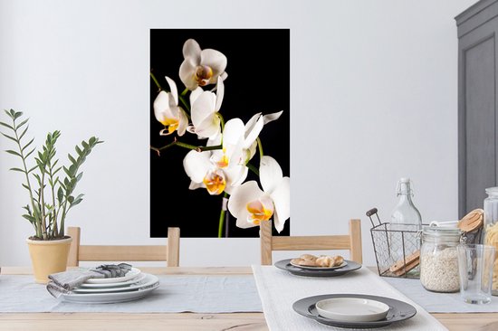 Muurstickers - Sticker Folie - Orchidee - Bloemen - Planten - Botanisch - 60x90 cm -... | bol