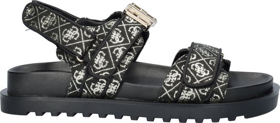 Guess Fabelis Sandalen - Dames - Zwart - Maat 41 | bol
