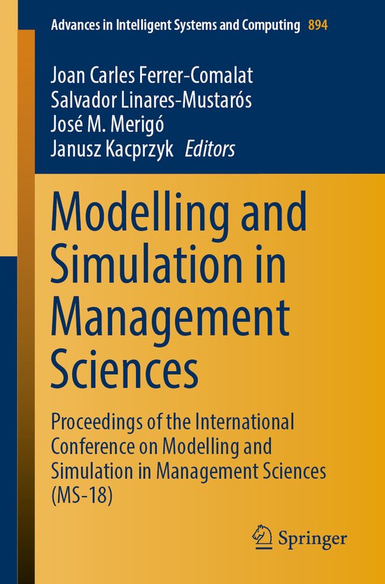 Modelling and Simulation in Management Sciences | 9783030154127 ...