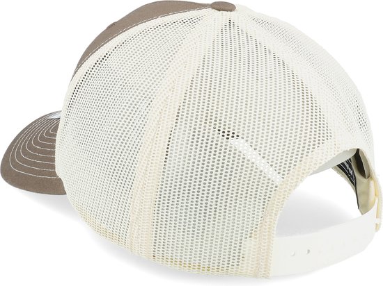 Hatstore- Deer Logo 112fp Split Choco Chip/Birch Trucker - Hunter Cap | bol