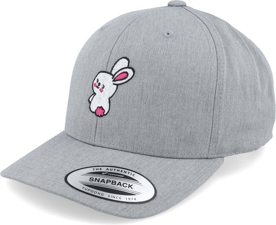 Hatstore- Kids Little Cute Bunny Grey Adjustable - Kiddo Cap Cap | bol