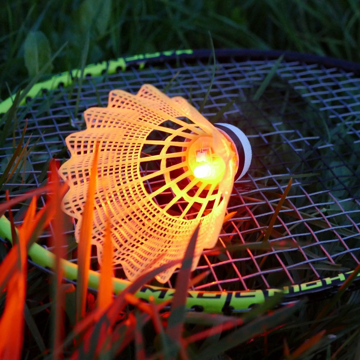 Badminton Racket Set + Shuttles met LED-verlichting | bol.com