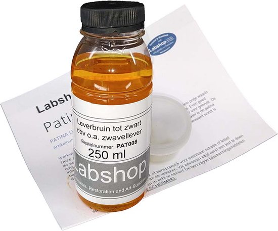Labshop - Patina Leverbruin - 025 liter | bol.com