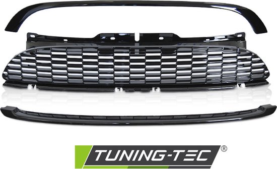 Grille - MINI COOPER R56/57/55 06-09 - JCW - glanzend zwart | bol