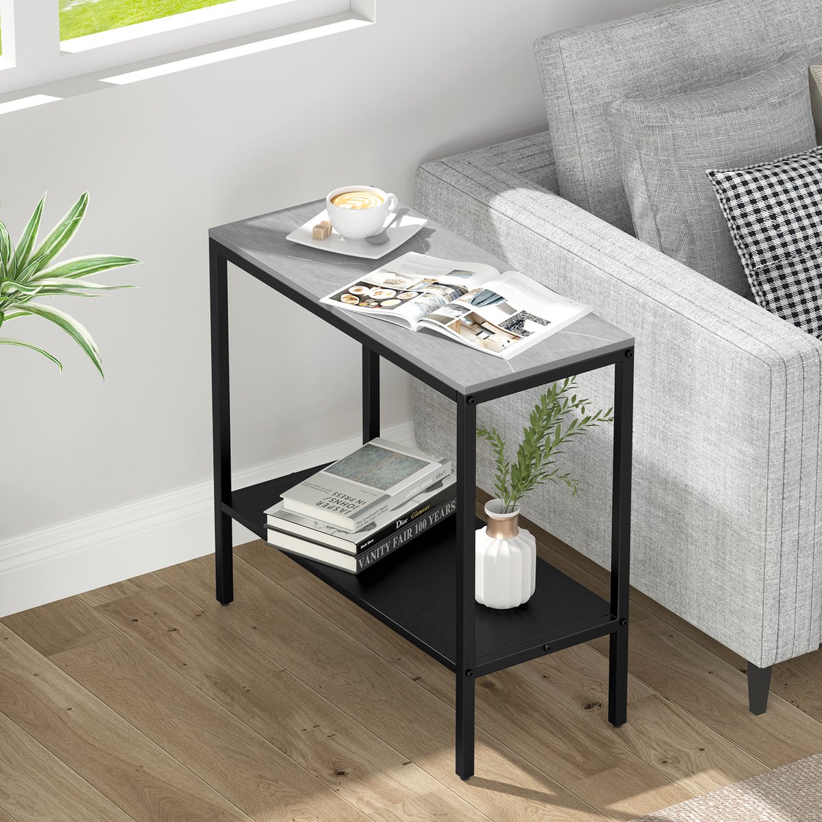 Sidetable - Salontafel - Bijzettafel - Bank Tafeltje - Koffietafel ...