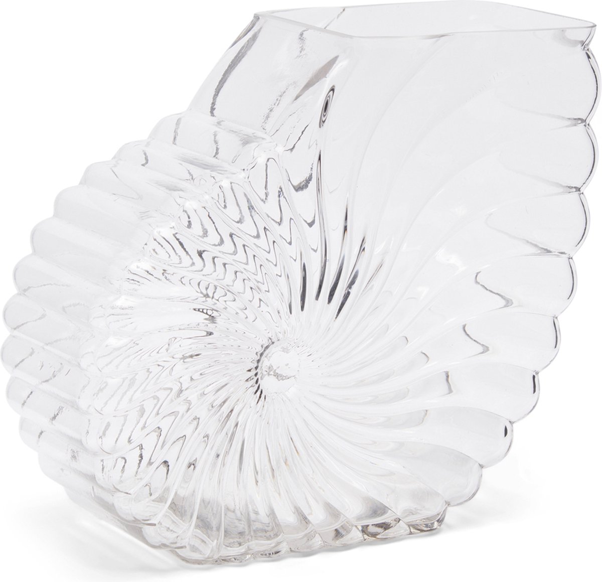 Riviera Maison vaas glas, decoratieve bloemenvaas schelp - RM Da Capo ...