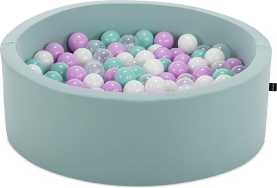 Ballenbak babys - Mint - 200 ballen in de kleuren Wit, Mint ...