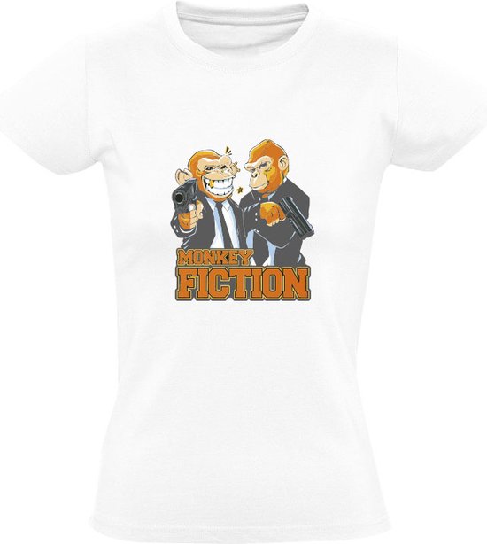 Monkey fiction Dames T-shirt| film |classic film | movie | bioscoop ...