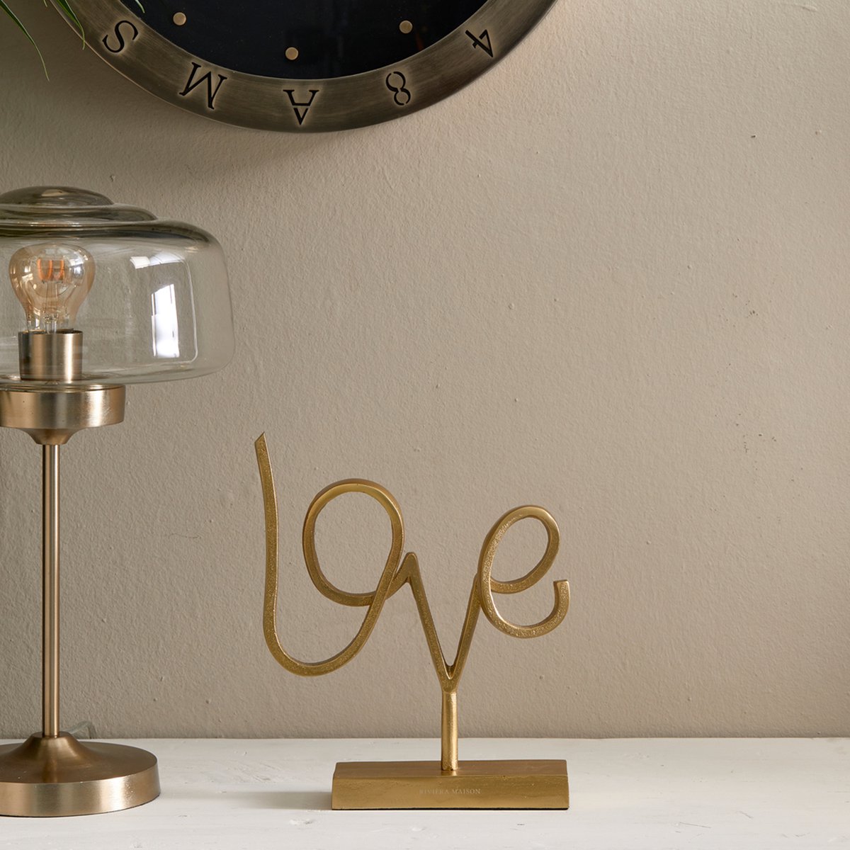 Riviera Maison Beeldjes decoratie - RM Love Statue - Goud | bol
