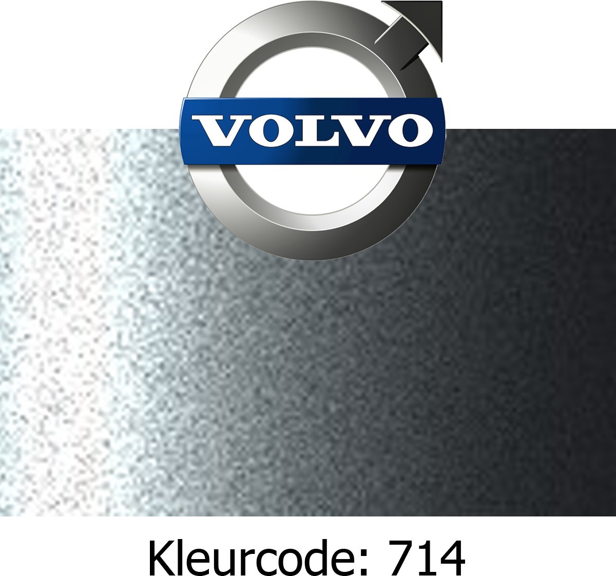 Lakstift Autolak VOLVO Kleurcode 714 - OSMIUM GREY-MET. - 12ml | bol.com