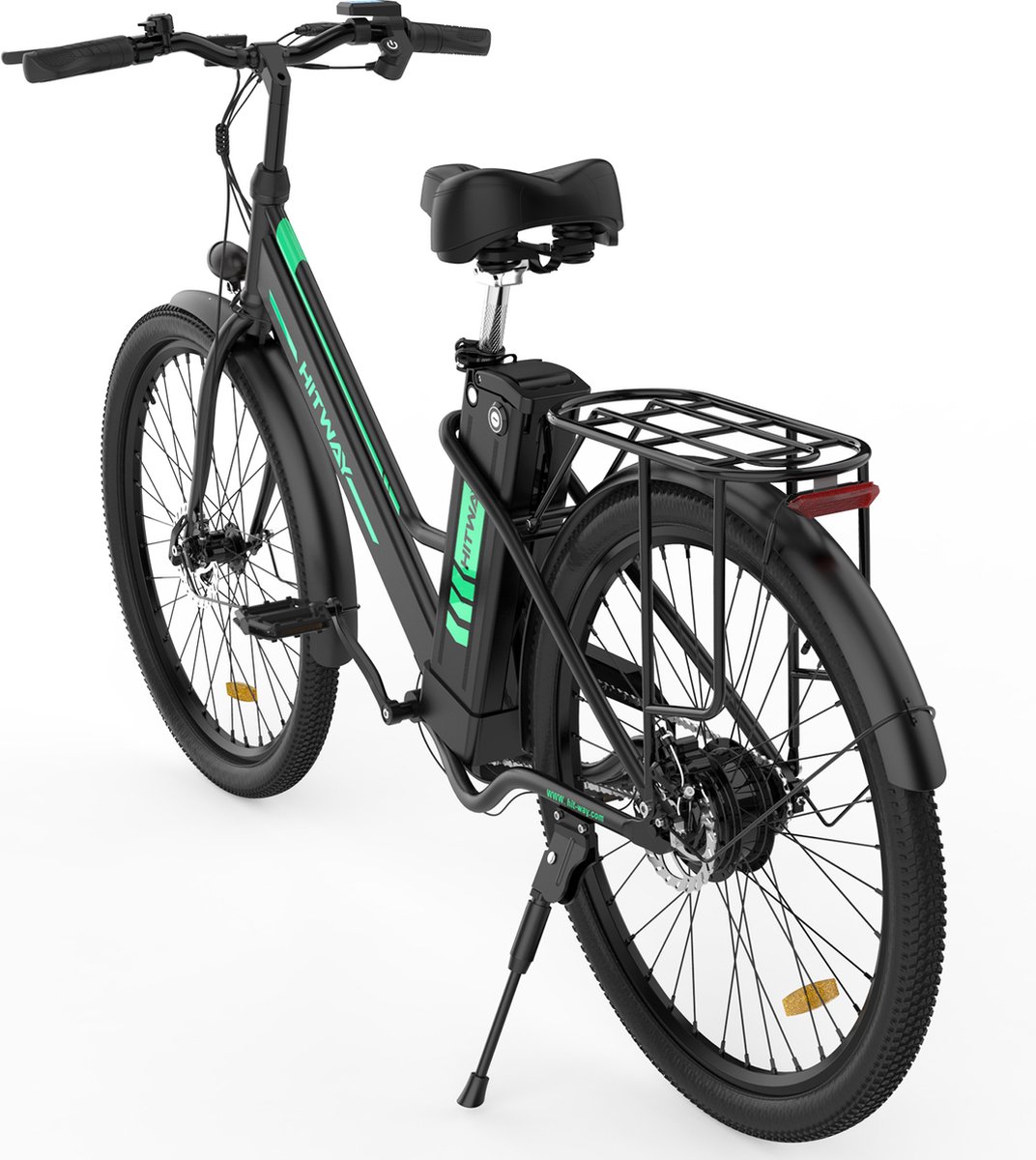 Hitway Elektrische Fiets | E-bike Damesfiets | 35-70KM | 26 Inch | 250W ...