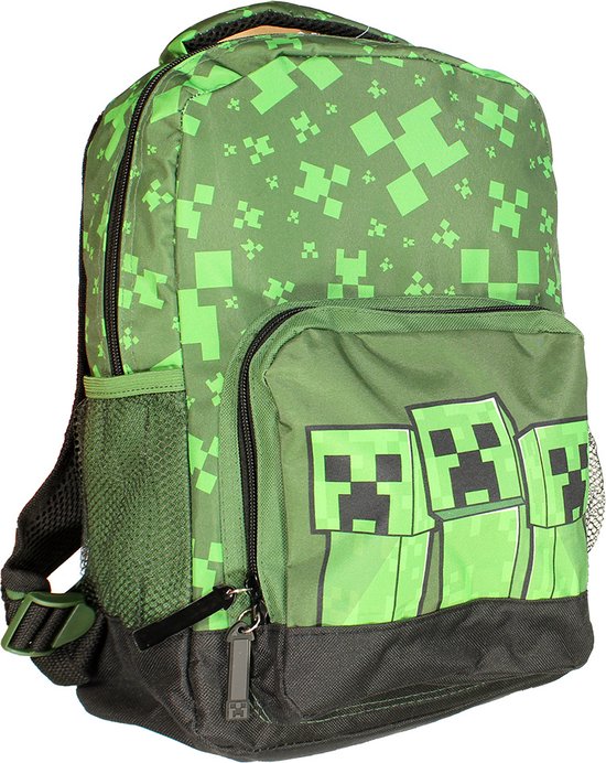 Minecraft Creepers Rugzak 35 x 25 x 12 cm - Officiële Merchandise | bol.com