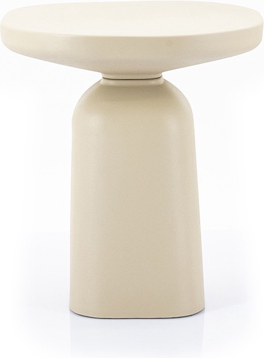 Sidetable Squand medium - beige - 45x45cm | bol.com