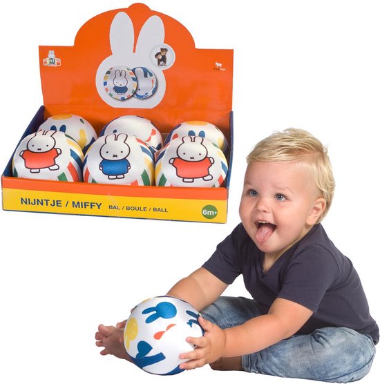 Boxspeelgoed - Nijntje - Miffy - Zachte speelgoed bal - peuter ...
