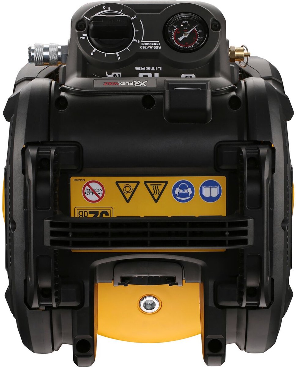 DeWALT DCC1054T2 Accu Compressor 54V 2x 6.0Ah Flexvolt 10L | bol