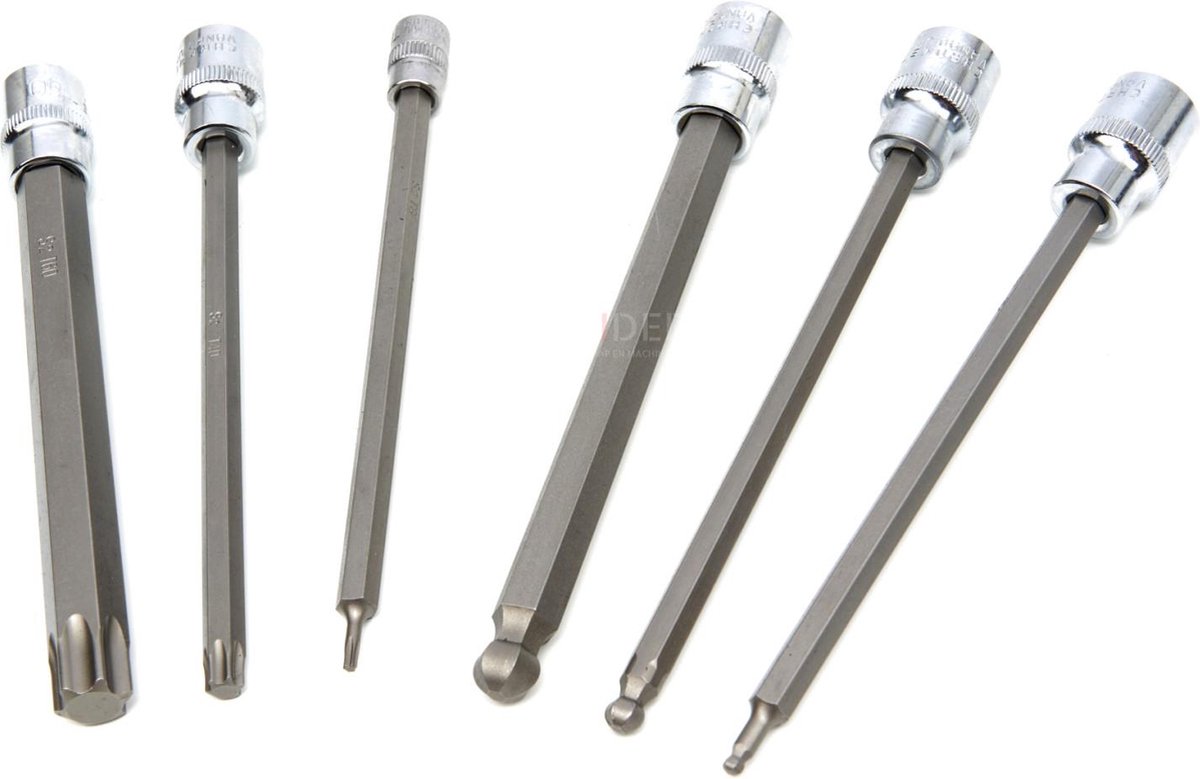 HBM 107 Delige Korte en Lange MM, INCH Inbus, Torx, Hex Doppenset | bol.