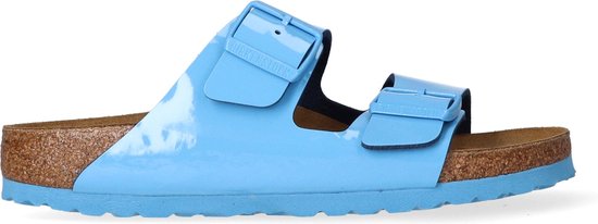 Birkenstock Arizona Dames Slippers Sky Blue Patent Narrow-fit | Blauw ...