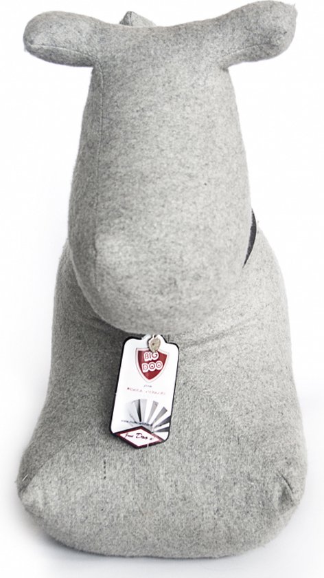 Big Friend Max the Dog - grey felt | bol.com