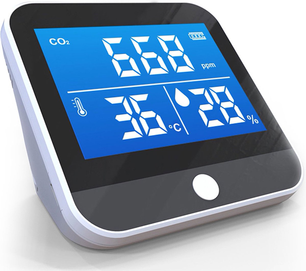 PURLINE AIRTESTER CO2 Station météo sans fil avec capteur PM2, CO2 ...