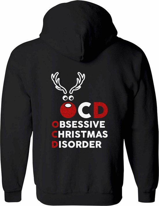 OCD - Obsessive Christmas Disorder - Vest - Heren - Zwart - Maat S ...