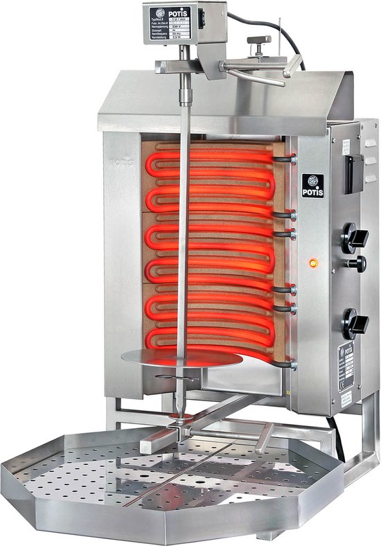 Potis Kebab grill - 4500 W - tot 15 kg vlees | bol.com