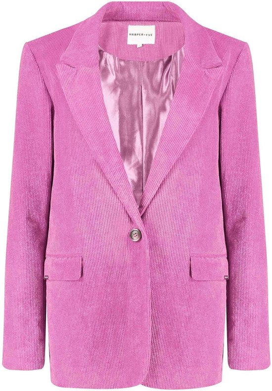 Harper & Yve Blazer Riley Bl Fw22n213 Bright Pink Dames Maat - XS | bol.com