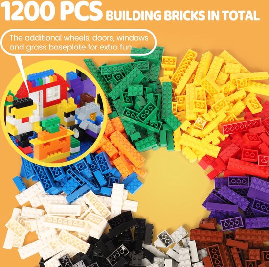 1000+ stuks bouwstenen voor kinderen geschikt voor jongens en meisjes ...