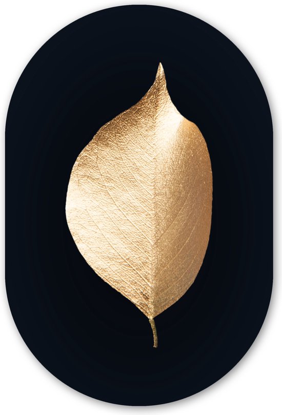 Wall Oval - Décoration murale Plastique - Tableau Ovale - Feuille ...