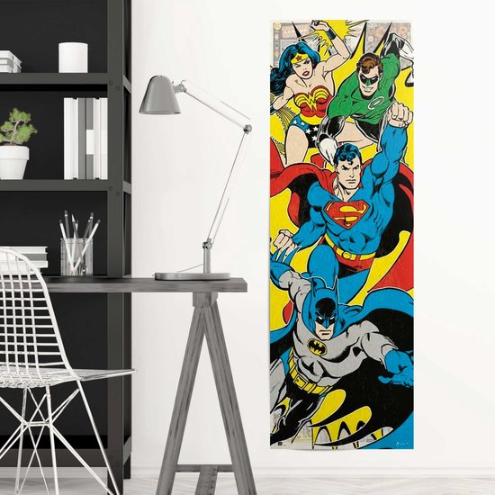 Reinders Poster DC Comics superhelden - 158x53cm - Papier - REINDERS | bol