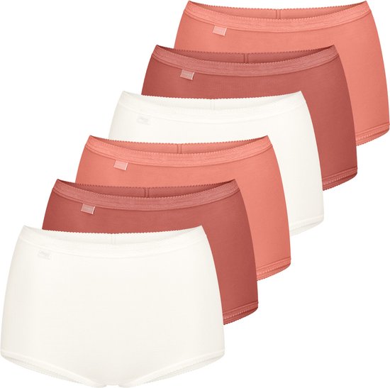 sloggi Dames maxi slip 6 pack Basic+ | bol