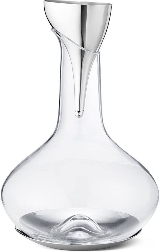 Georg Jensen Sky Wine Decanter Beluchting Trechter met Filter | bol