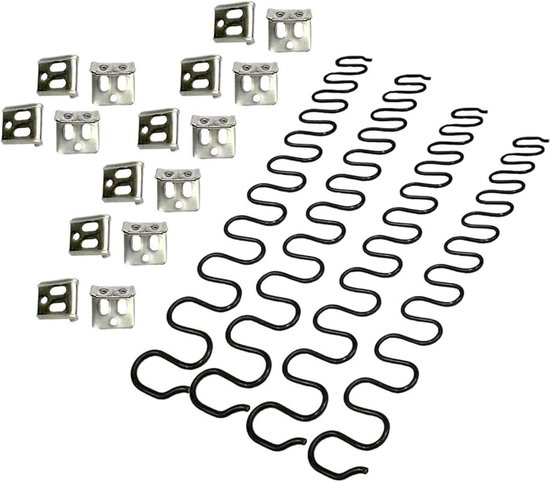 Sofa Springs Reparatieset - 4 PCS 20 "Spring met 16 PCS S Clips en 4.0 ...