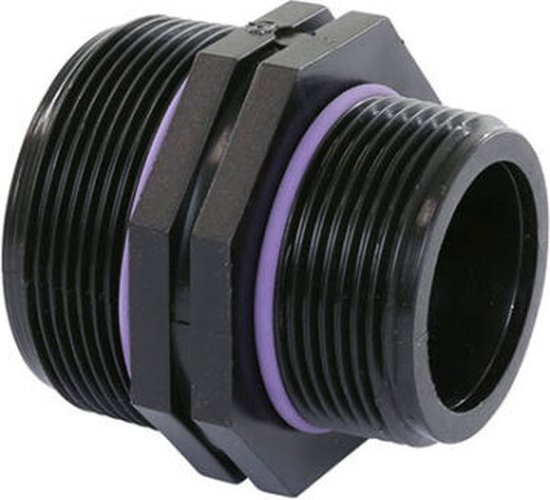 Self-Seal pp verloopnippel, 2x buitendraad 1 x 3/4 inch | bol