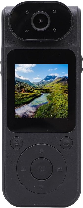 4K actiecamera Groothoek Infrarood op Het Lichaam Gedragen- 180 Graden ...