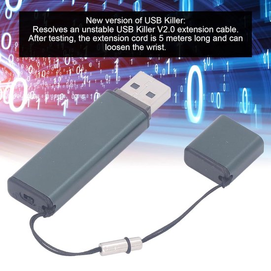 USB-Killer met Schakelaar 3.0 - ABS Miniatuurpulsgenerator - USB ...
