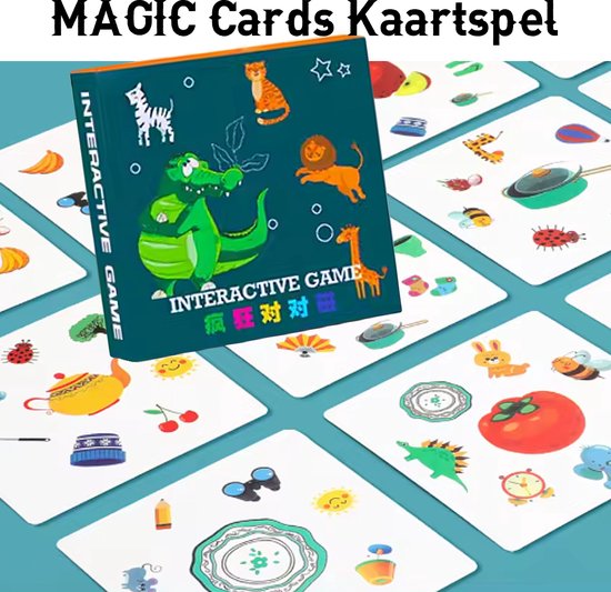 Magic Cards Kaartspel voor Kinderen en Volwassenen – 54 kaarten ...