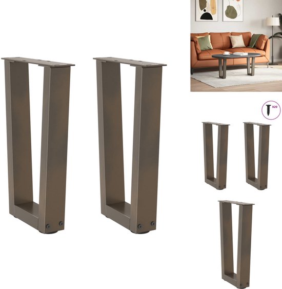 vidaXL Eettafel Poot - Eettafel Poten - Poot Voor Tafel - Metalen ...