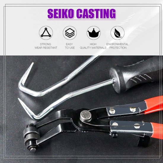 Set van 3 stuks broek klem inclusief 2 stuks verwijderhaakset met 45 ...