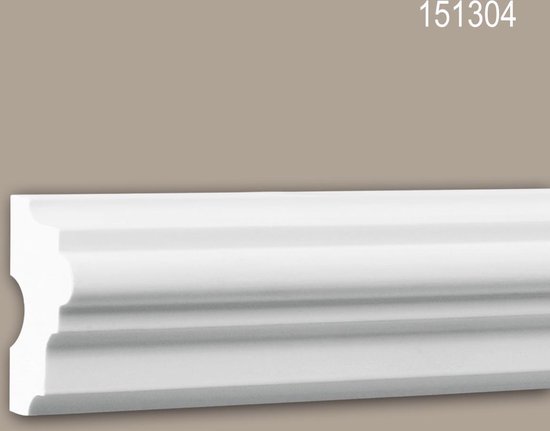 Cimaise 151304 Profhome Moulure décorative style Néo-Classicisme blanc ...