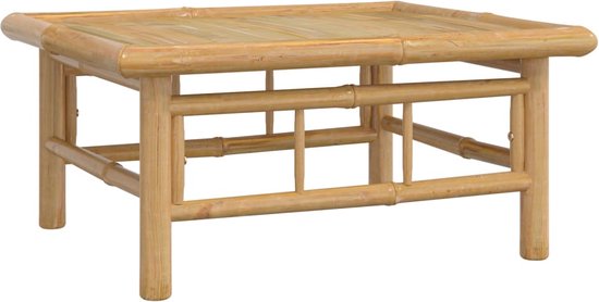 vidaXL Bamboe Tuintafel 65x55x30 cm Bamboe Tuintafel - Tuinmeubel ...